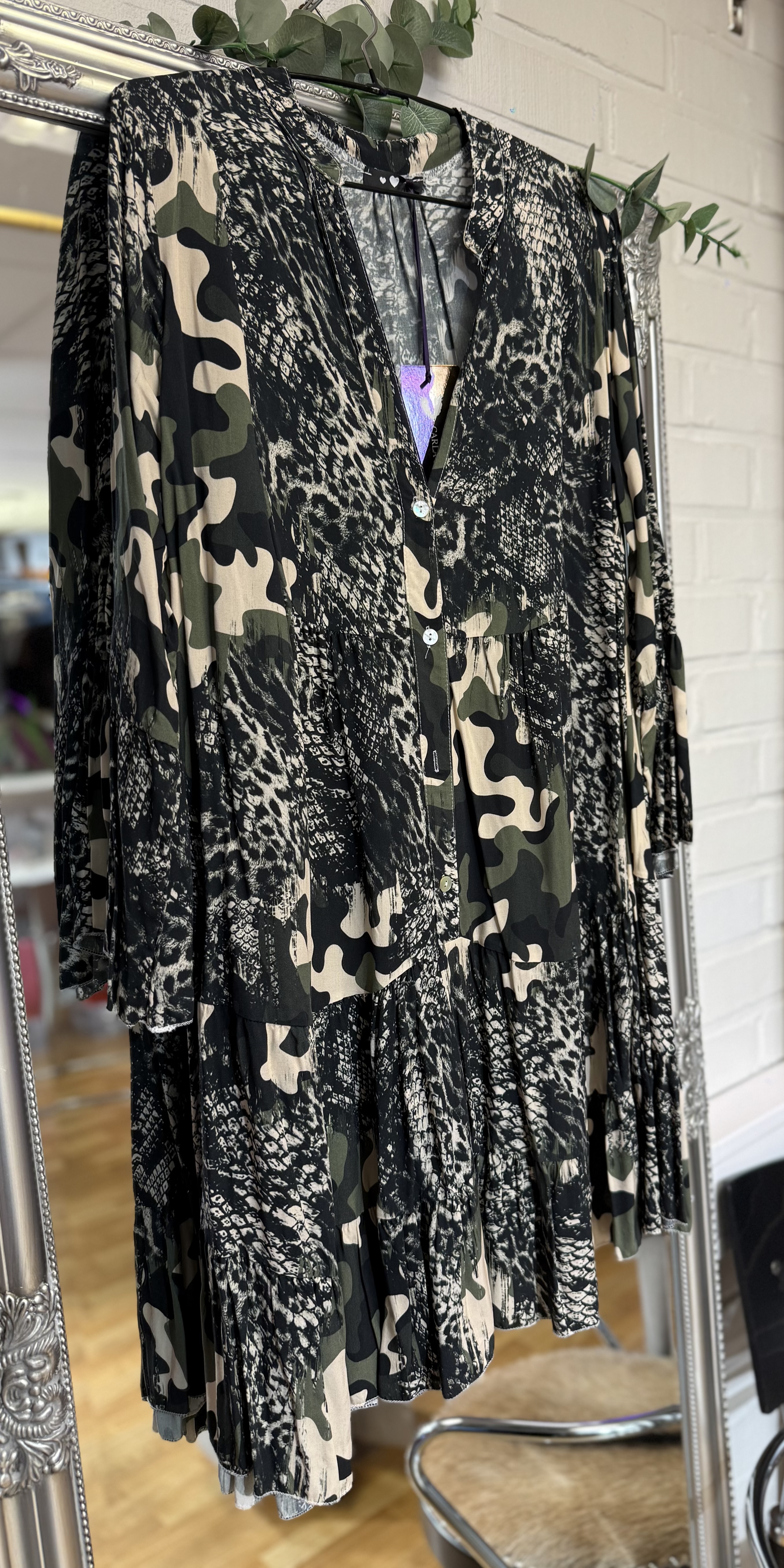 Camo short Dress - MotherBoah Web Shop